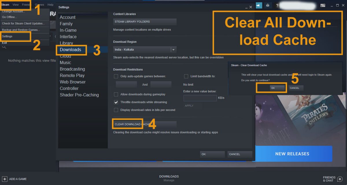 How to Troubleshoot steam disk write error? [Fixed]
